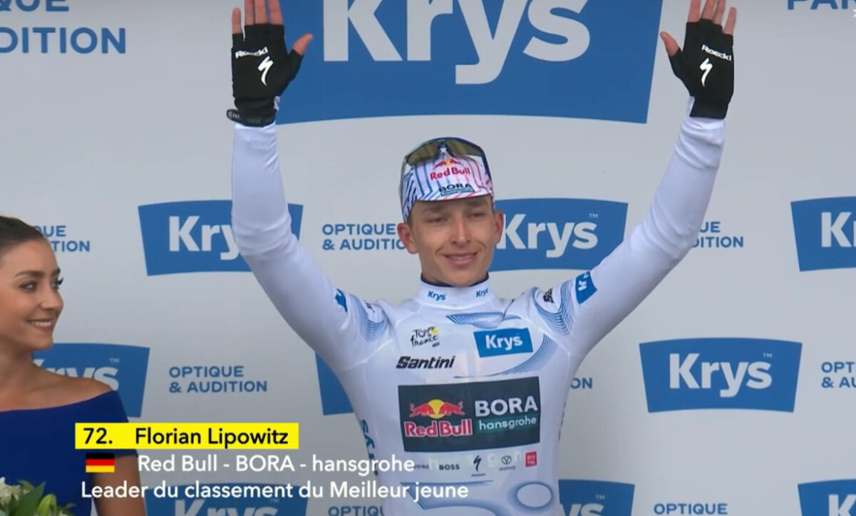 Florian Lipowitz surpreso com lugar de Remco Evenepoel no GC do Tour de ...