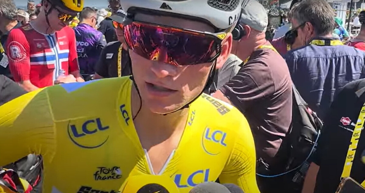 Mathieu van der Poel tenta entender a perda da Maillot Jaune "às vezes ...