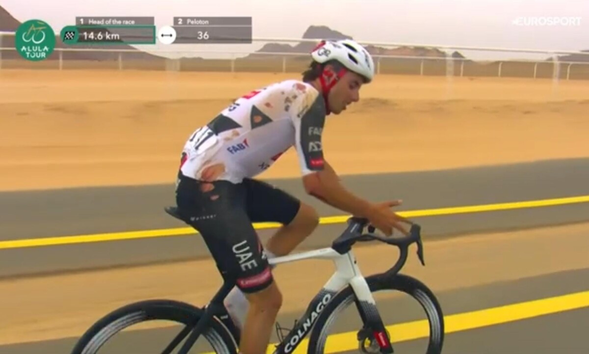 Jonathan Milan vence 1ª etapa do AlUla Tour e é líder, capitão da UAE ...