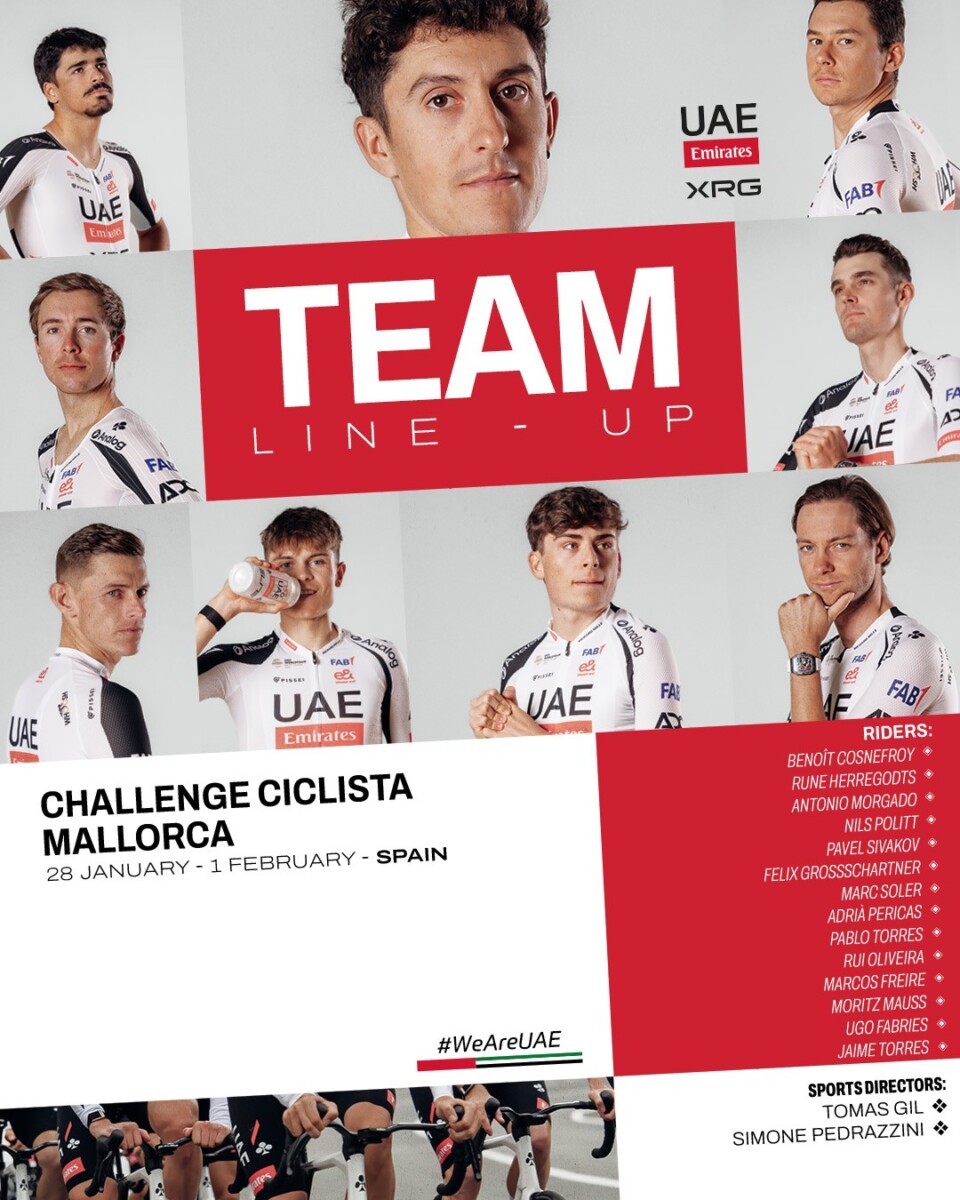 UAE Emirates apresenta fortes equipes para os 5 dias do Challenge ...