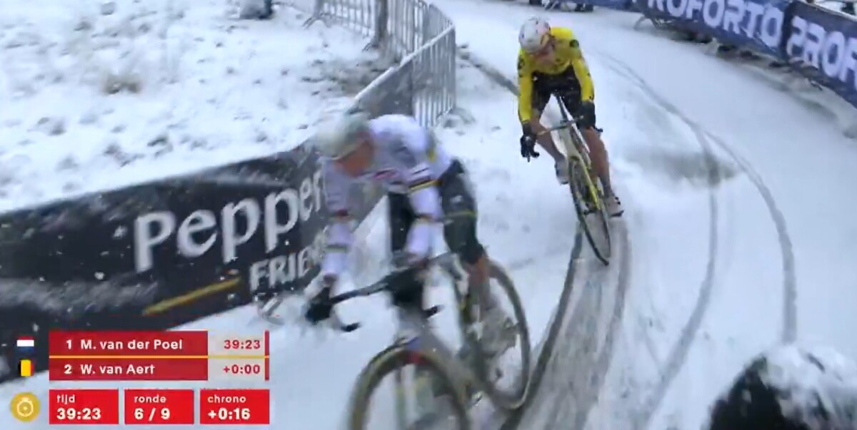 Wout van Aert sofre forte queda em duelo contra Mathieu van der Poel e ...